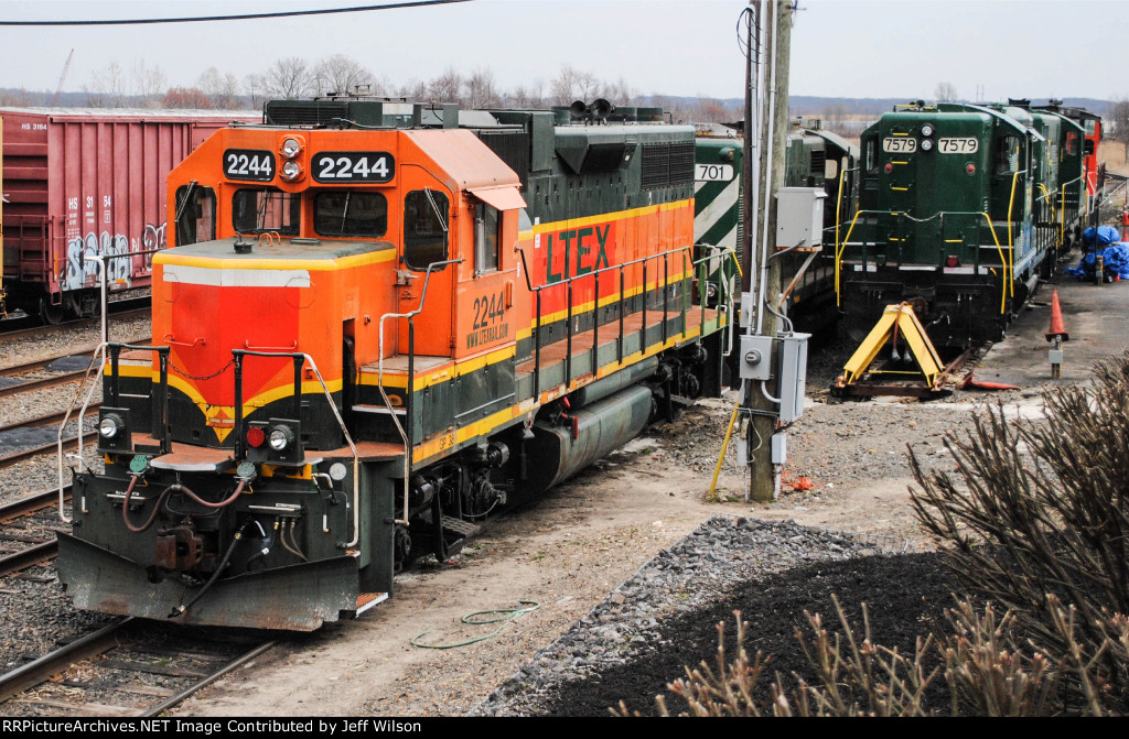 Ex-BNSF GP38 on the RCRY